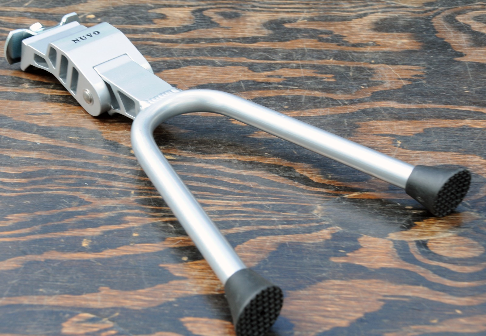 Silver Bicycle Drop Stand Dual KICKSTAND Chopper Rat Rod Cruiser ...