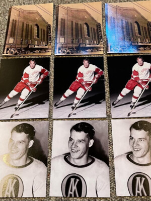 Gordie Howe Olympia Stadium 9 COUNT Postcards Note Cards Detroit Red ...