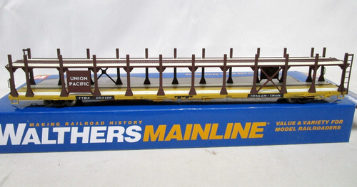 Walthers HO UP Union Pacific TTX Trailer Train 89' Bi-Level Auto Rack ...
