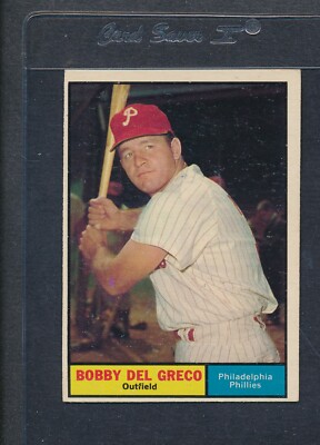 1961 Topps #154 Bobby Del Greco Phillies VG/EX *4888 | eBay