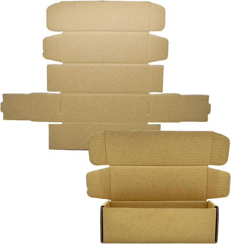 6 X 2 X 2 Inches Small Shipping Boxes 50 Pack Corrugated Cardboard ...