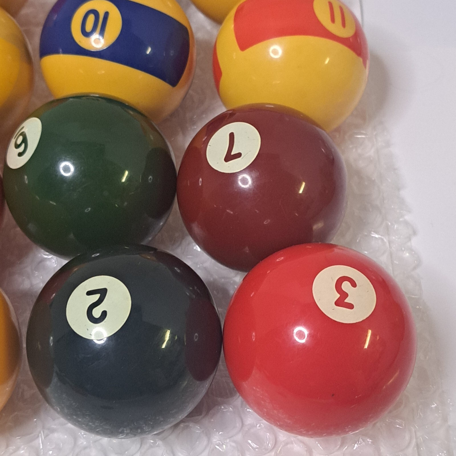 Vintage Multicolor Bakelite Billiard Balls 2" Pool Game Pool Balls Set ...