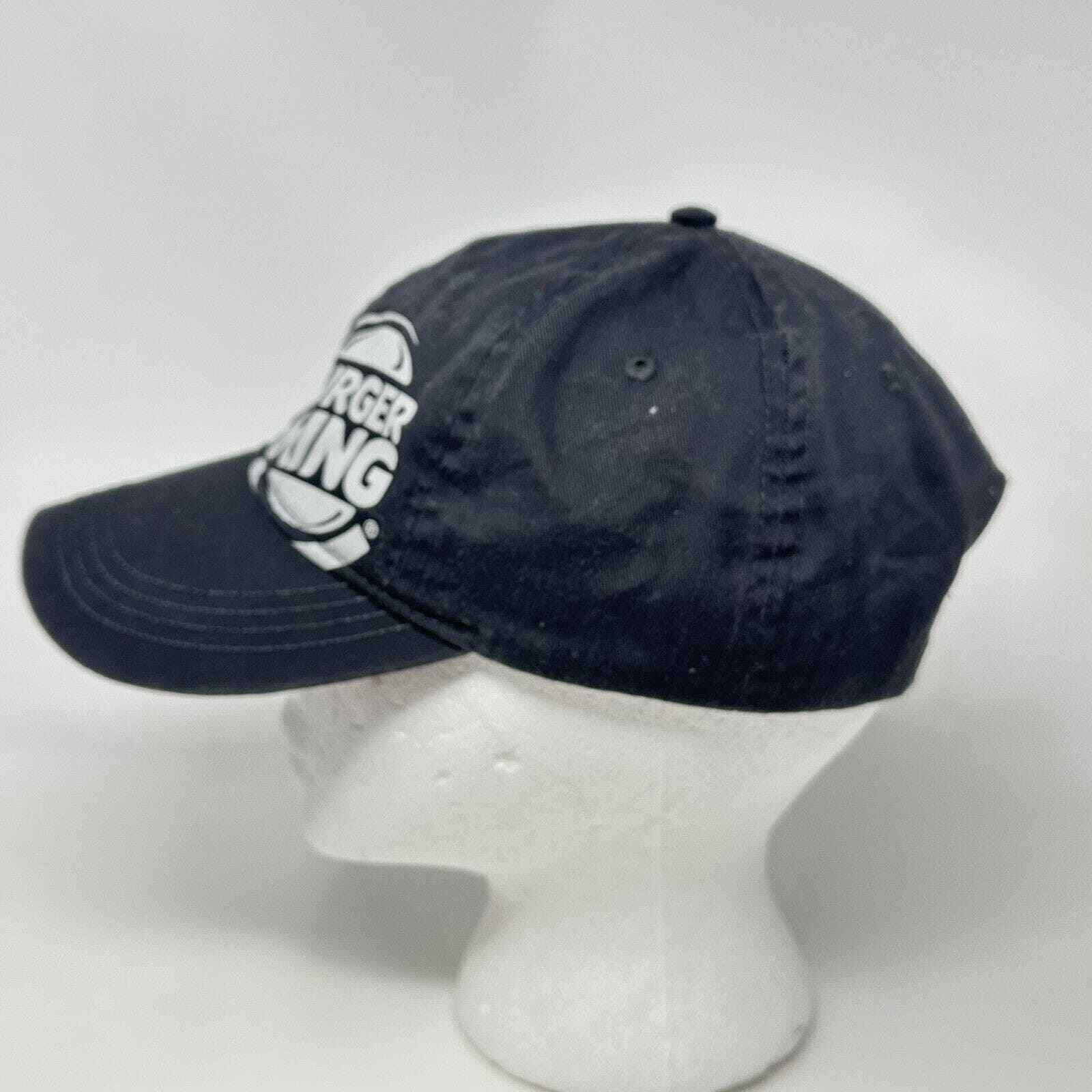 Burger King Hat Work Wear Logo Black Adjustable Emplo… - Gem
