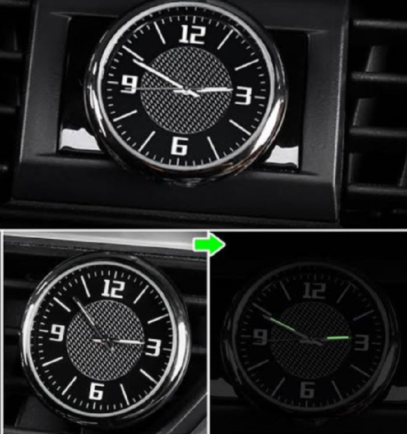 Car Watch Console Clock Pug Into Air Vent For Interior Decor | eBay