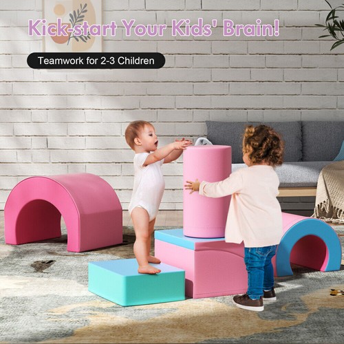 Set of 5 Kid Toddler Soft Play Corner Climber Foam Play Climb Crawl ...