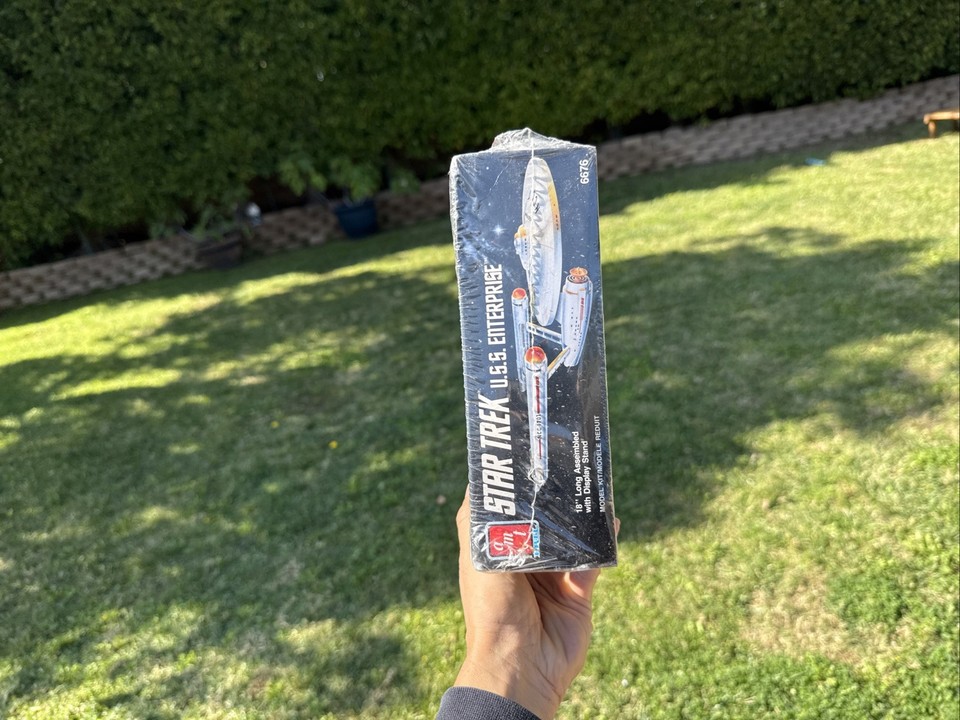 SEALED Star Trek USS Enterprise Model Kit #6676 Vintage 18 inch Long ...