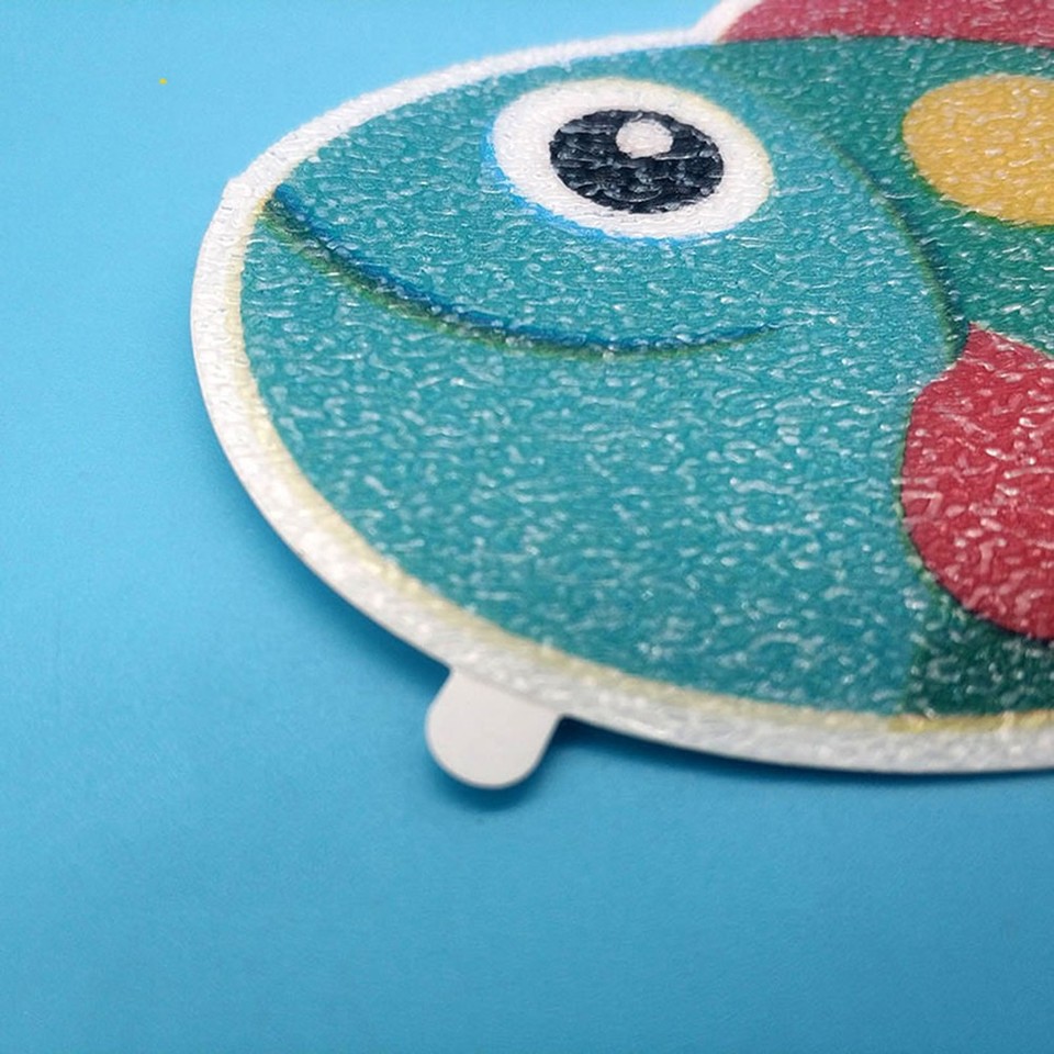 5 Pcs Cute Tub Adhesives Non Slip Stickers for Bathtub Fish Decals ...