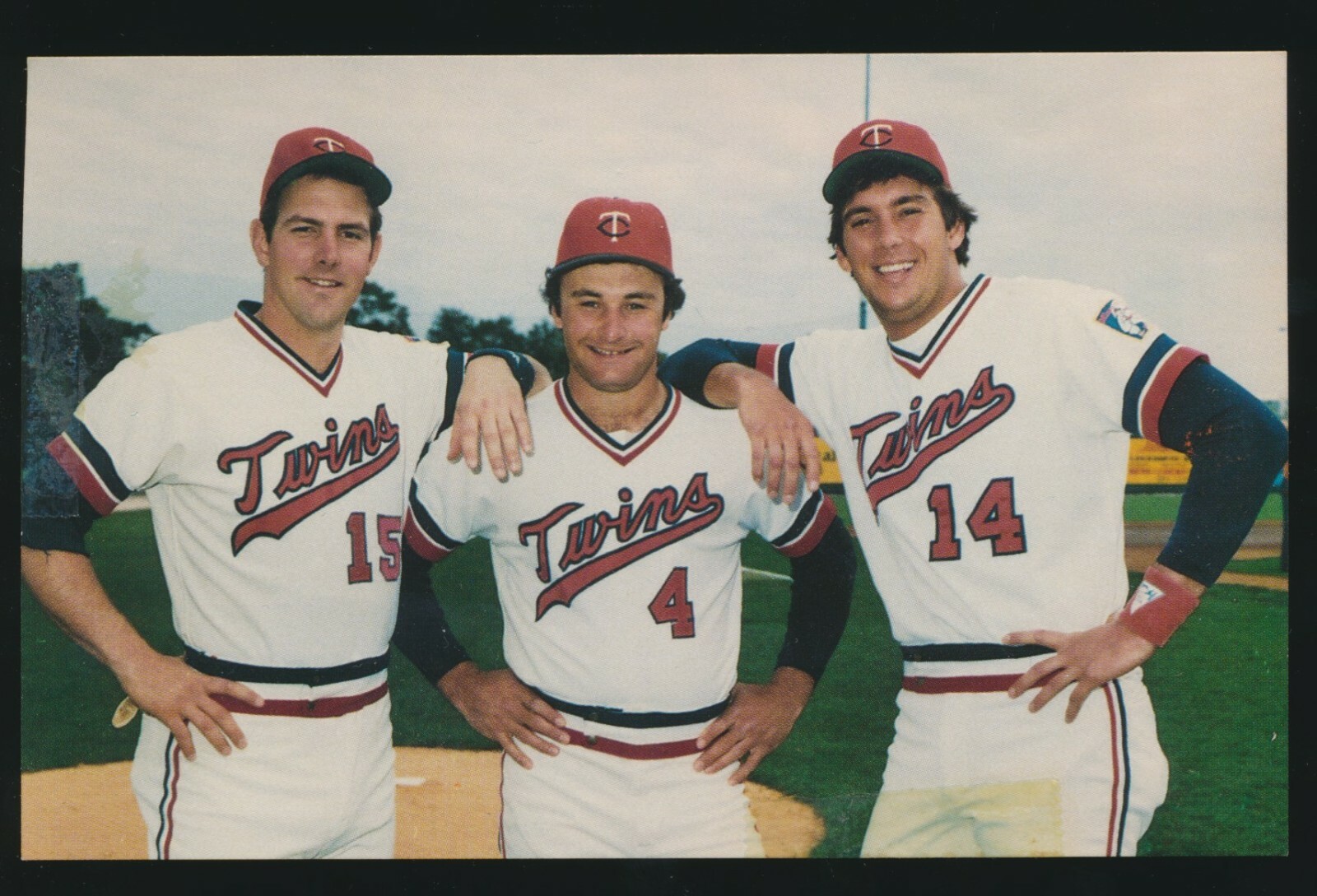 1983 Minnesota Twins Team Issued Postcard -TIM LAUDNER w/ Hrbek ...