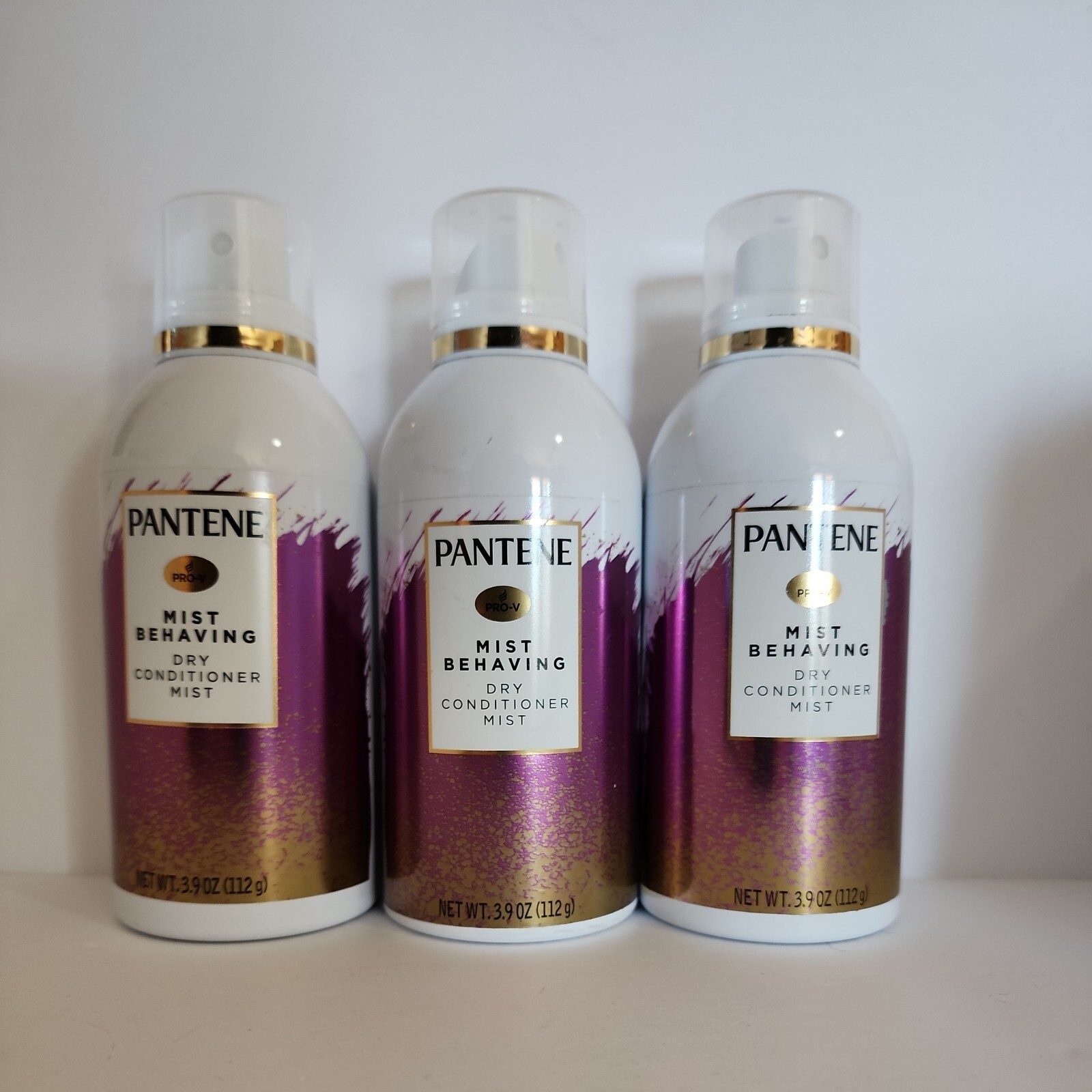 Pantene Waterless Dry Conditioner Mist Behaving 3.9 Oz 112g Cheat Day ...