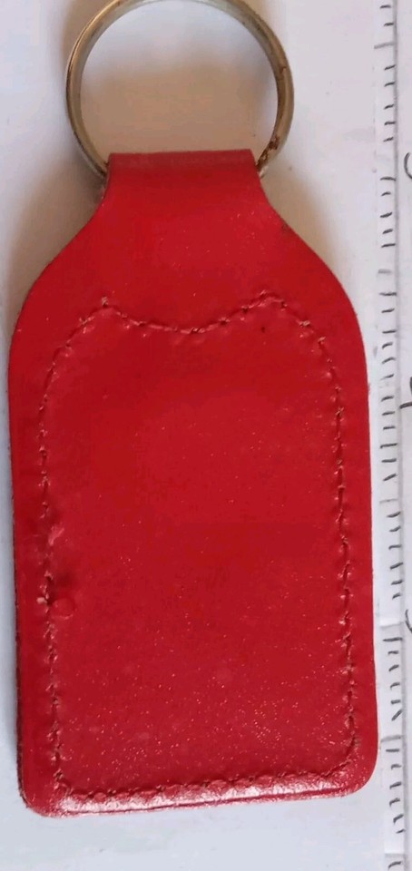 VINTAGE Keyring Leather Look Red Sally Ferries Ramsgate - Dunkerque 80s ...