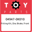 04947-0K010 Toyota Fitting kit, disc brake, front 049470K010, New ...