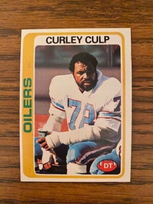 1978 Topps Football # 67 Curley Culp Houston Oilers HOF | eBay