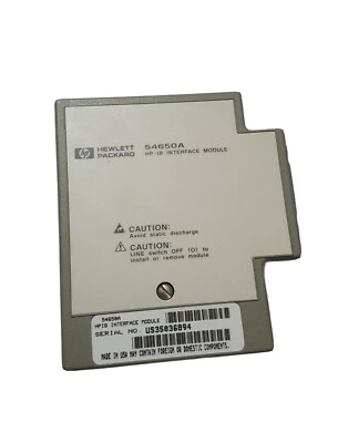 NEW GENUINE HP 54650A HP-IB INTERFACE MODULE ~ AGILENT For 546xx Series ...