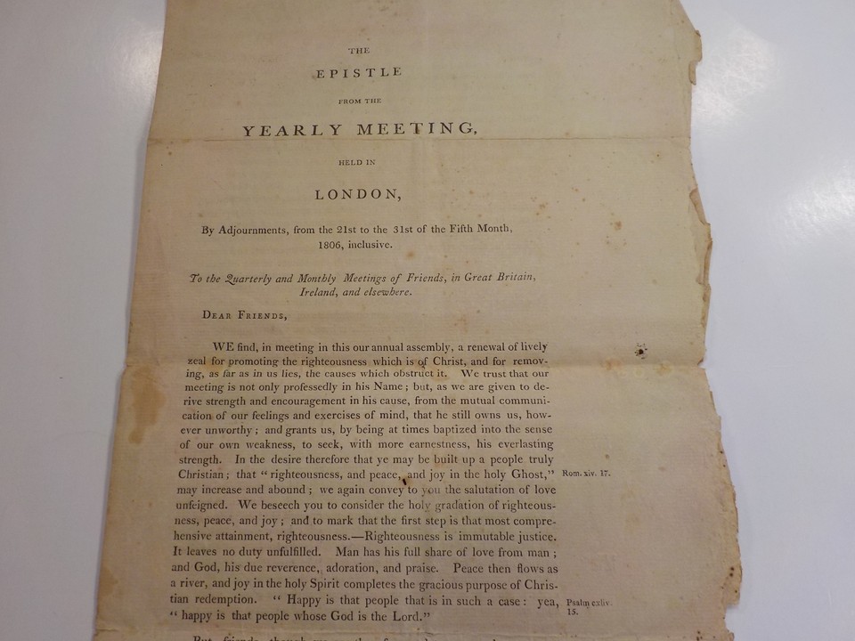 Anti Slavery Pamphlet 1806 Slave Cruel Trade Africans London England ...