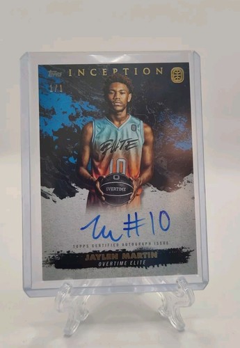 2021-22 Topps Inception OTE Overtime Elite Jaylen Martin #IA-JM Auto 1/ ...