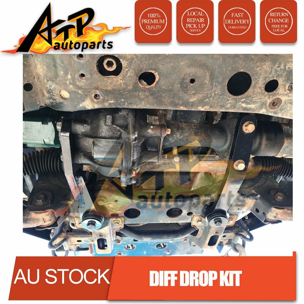 Fits Toyota Hilux N70 KUN26 Front Direct Bolt In Diff Drop Kit 2" - 4 ...