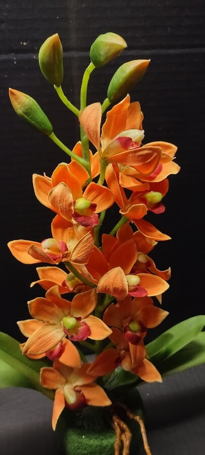 Artificial Cymbidium Orchid table decoration | eBay