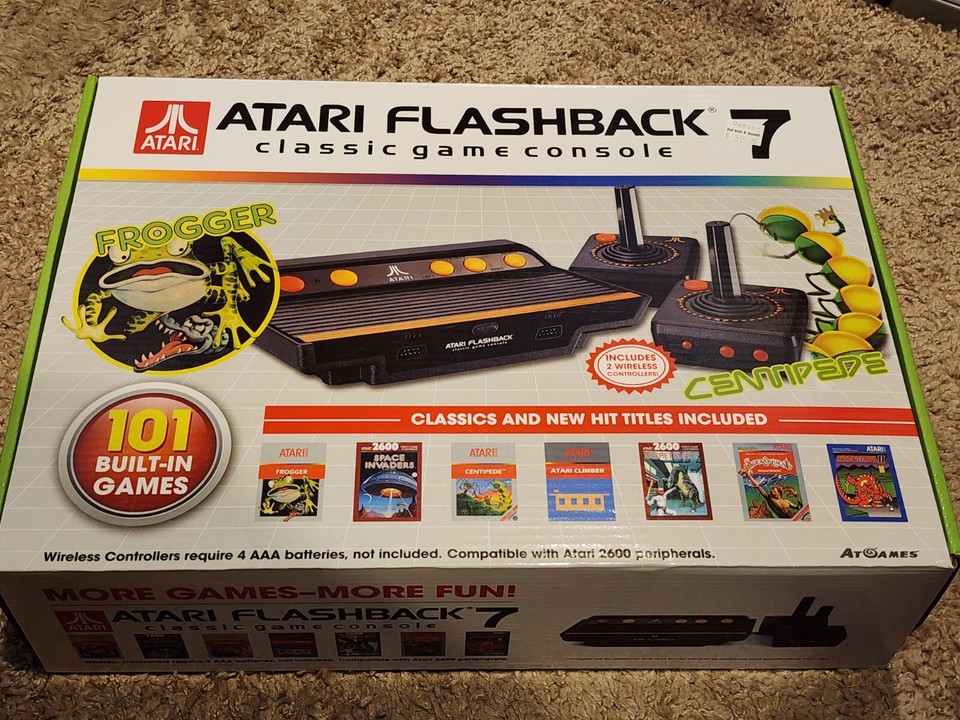 Atari Flashback 7 Classic Game Console - Black/Orange 857847003448 | eBay