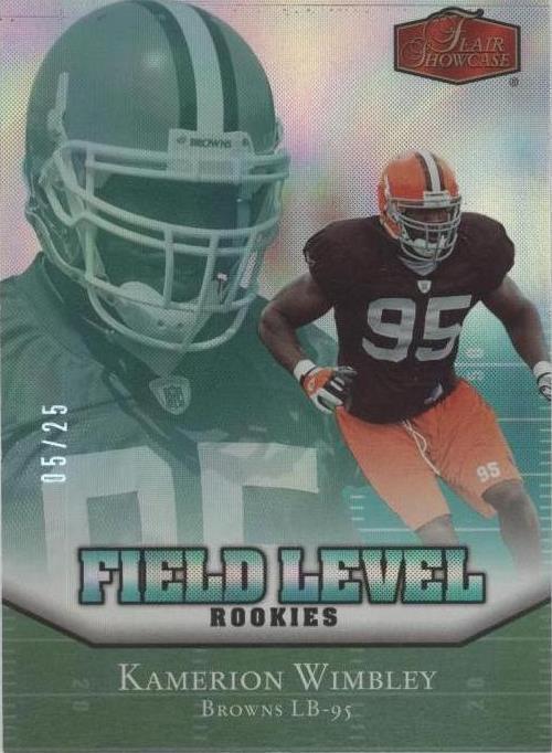 2006 Flair Showcase - Field Level Rookies Kamerion Wimbley #192 Legacy ...