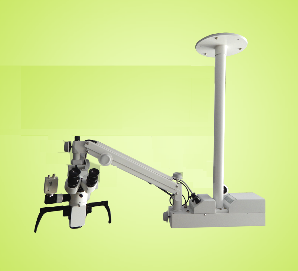 Surgical Operating Portable Wall Mount 3 Step LED Ophthalmic Microscope ...