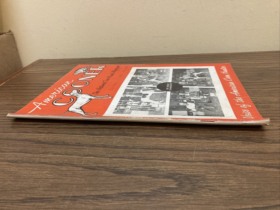 AMERICAN COONER NATIONAL TREE HOUND MAGAZINE October 1972 | eBay