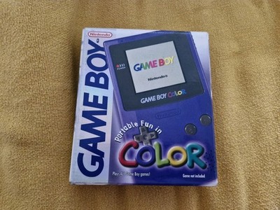 Nintendo Gameboy Colour Grape Purple Console Bundle BOXED | eBay UK