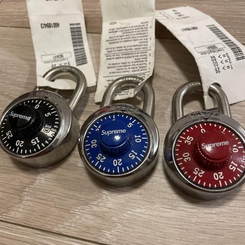 Supreme Master Lock Combination Lock Set Red Black Blue 2009 ...