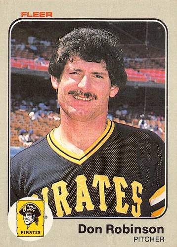 Don Robinson 1983 Fleer 319 Pittsburgh Pirates Baseball Card | eBay