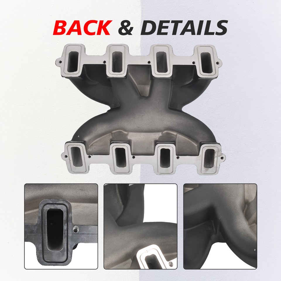 Performer RPM Style Carb Intake Manifold LS1 5.3L LS2 6.0L Cathedral ...