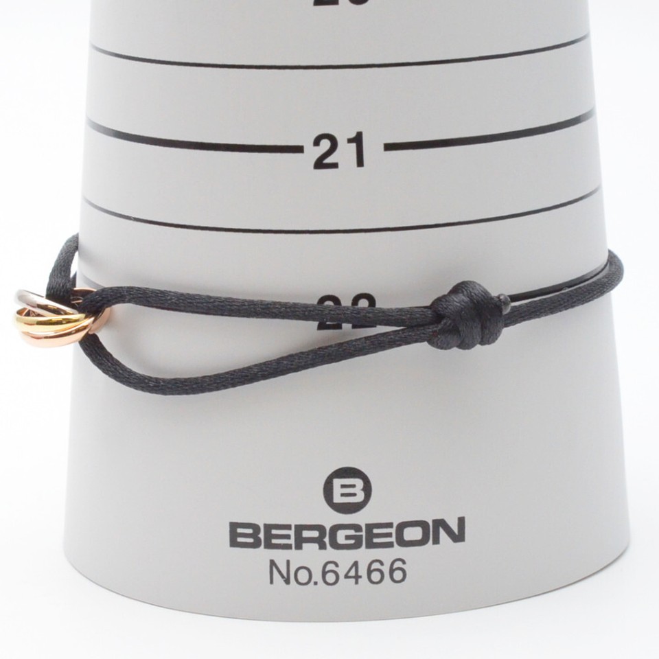 Cartier Trinity Cord Bracelet 750YG 750PG 750WG Gold Wrist Size Max. 8 ...