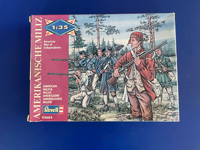 Revell Toy Soldiers American Militia, War of Independence 1:35 scale on ...