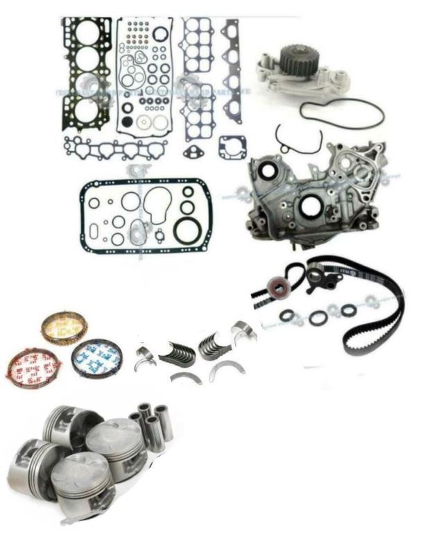 93-96 Honda Prelude V-Tec 2.2 H22A1 COMPLETE ENGINE REBUILD KIT DOHC | eBay
