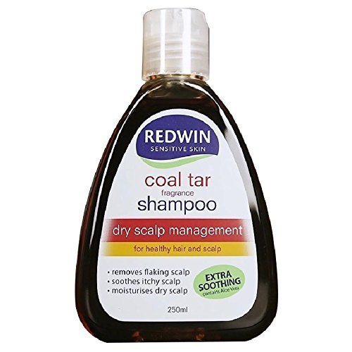 Redwin Coal Tar Shampoo 250ml PH Balanced Formula Dry Flaky Scalp ...