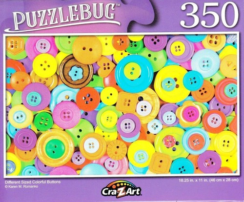 NEW Puzzlebug 350 Piece Jigsaw Puzzle ~ Different Sized Colorful ...