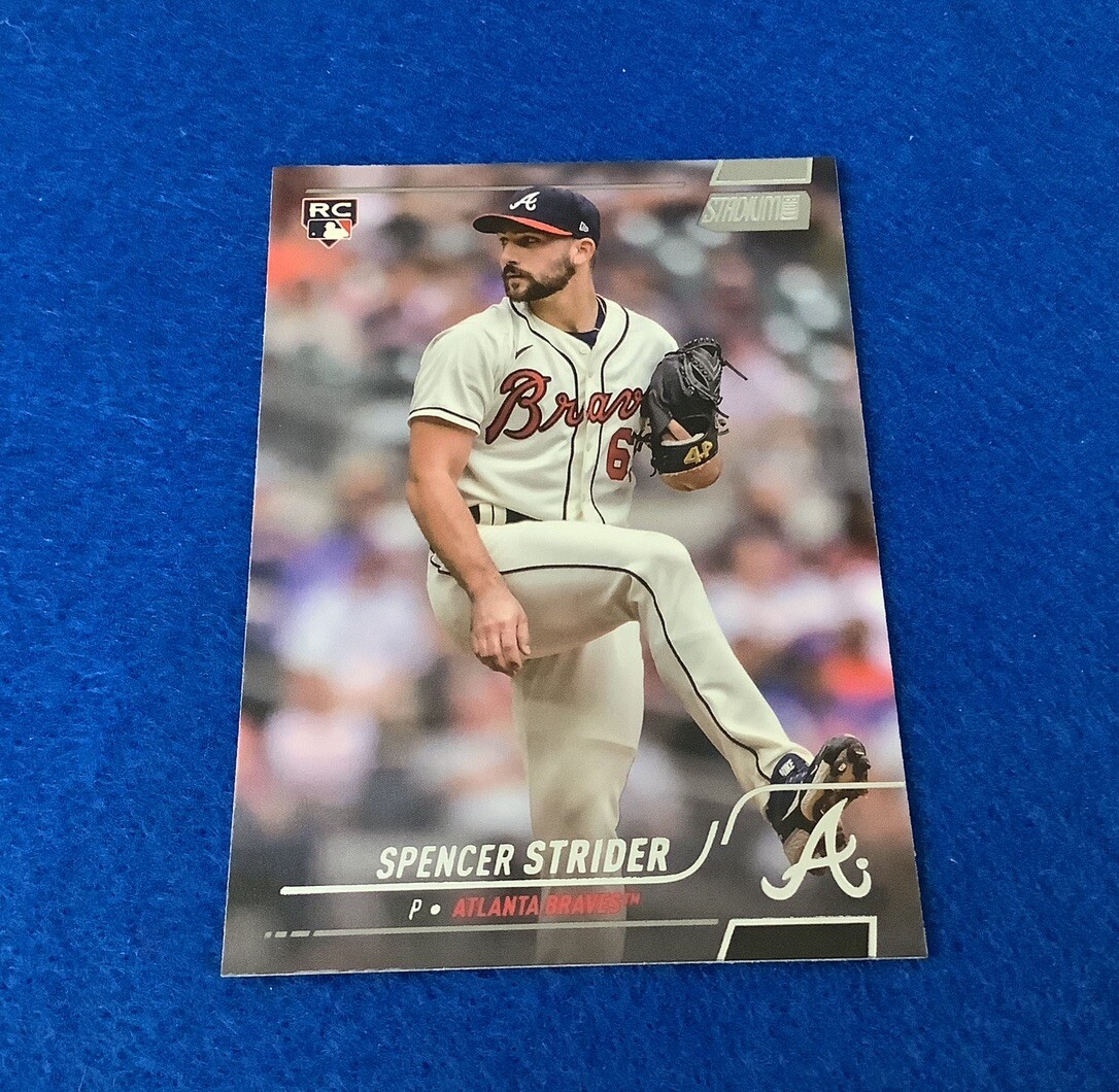 2022 Topps Stadium Club # 296 Spencer Strider Rookie Card | eBay