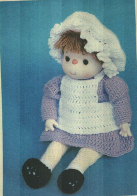 SHE'S SUNNY CHRISTY JUNE PUPPET OR DOLL 22" TOY CROCHET PATTERN ...