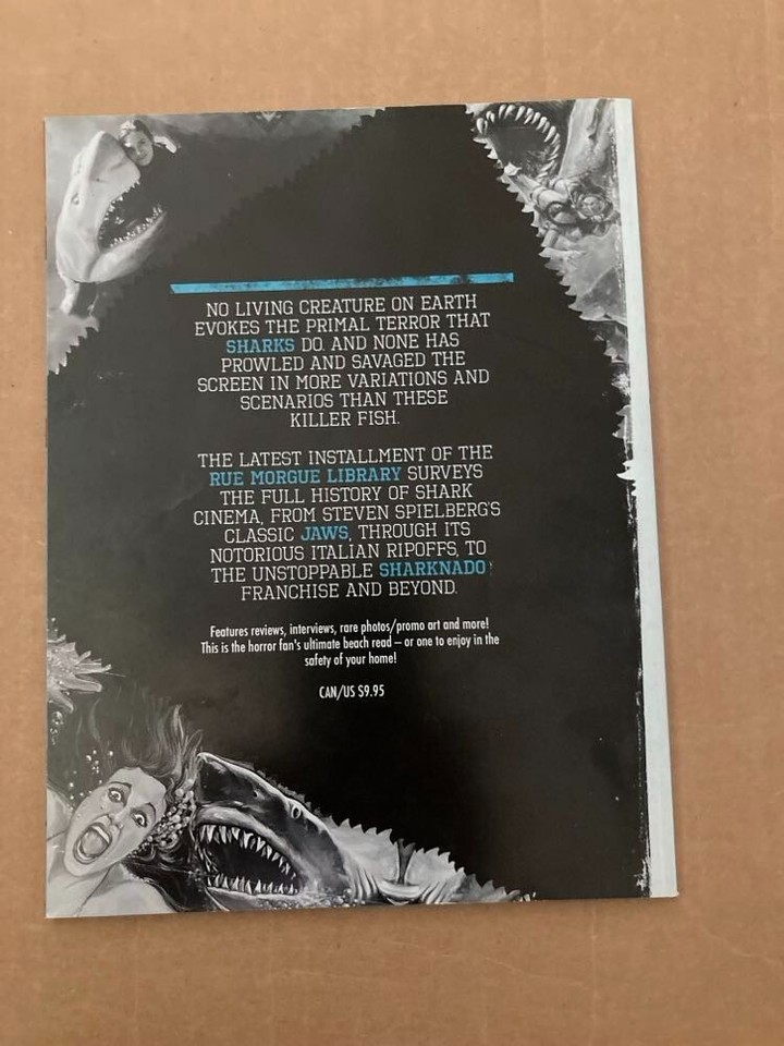 Rogue Morgue Magazine Shark Movie Mania (2017) Jaws, The Shallows, Deep ...