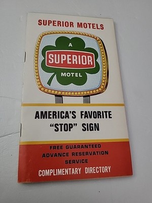 Vintage Superior Motel Directory | eBay