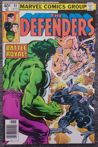 DEFENDERS 84 - Key 1st BLACK PANTHER vs SUB-MARINER - Hulk Strange ...