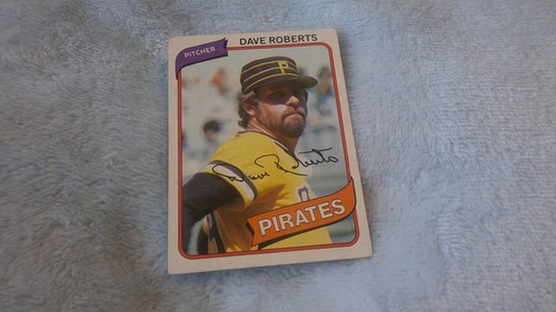 Dave Roberts, Pitcher, Pittsburgh Pirates, 1980 Topps #212 | eBay