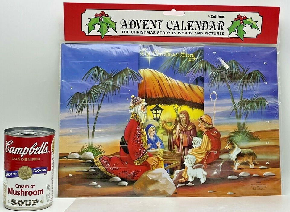 Caltime Advent Calendar The Christmas Story Nativity Made in England | eBay