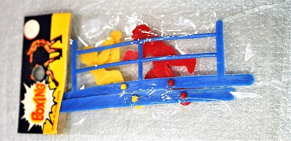 Dime Store Boxing Match Animated Toy Plastic Hong Kong 1960s NOS New | eBay