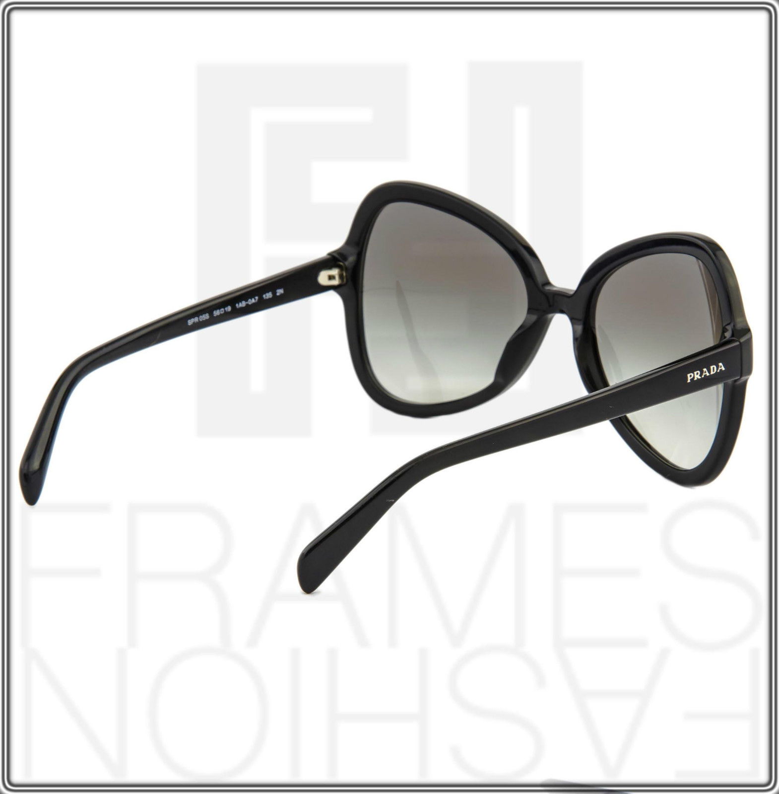 PRADA Sunglasses Womens Spr 05s Black 1ab-0a7 Spr05s 56mm for sale ...