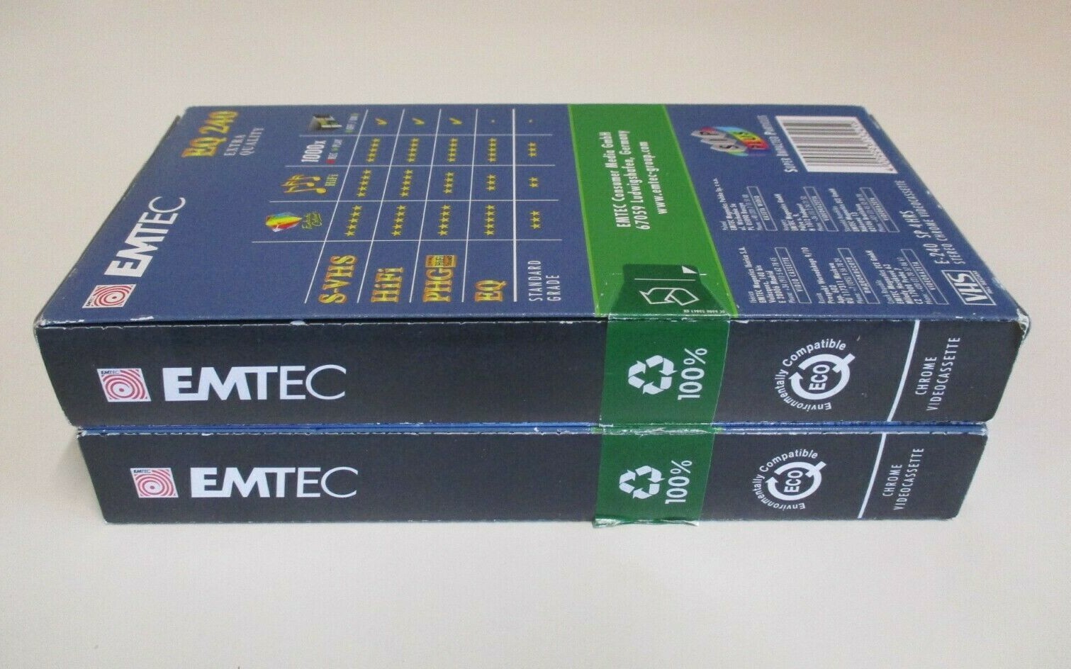 EMTEC BASF - Extra Quality 180 and 240 Mins - Blank Video / VHS Tapes - Germany | eBay