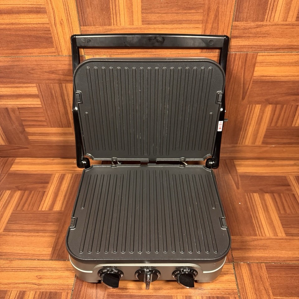 Griddler Gourmet by Cuisinart Electric Panini Grill Griddle Model No ...