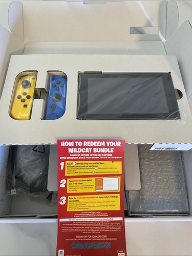 Nintendo Switch Fortnite Special Set Wildcat Bundle CODE INCLUDED NA ...