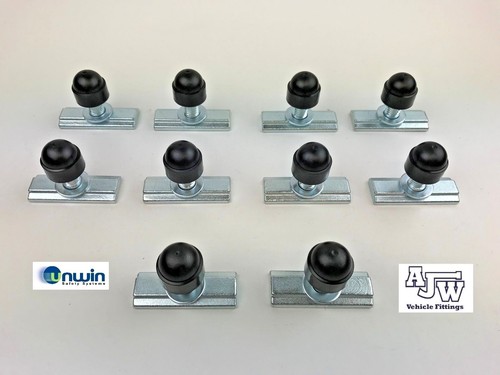 10 X Unwin T Bolt T Bar M2 25MM Removable Seat Fixing Bus Van Minibus ...
