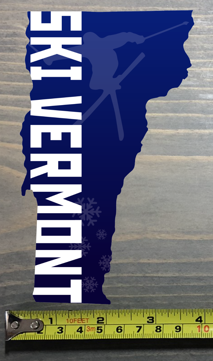 Ski Vermont Sticker Decal Mountain Okemo Killington Jay Peak Stowe ...