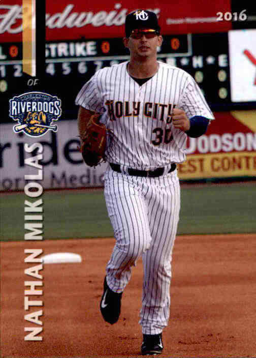 2016 Charleston RiverDogs Grandstand 23 Nathan Mikolas KEnosha ...
