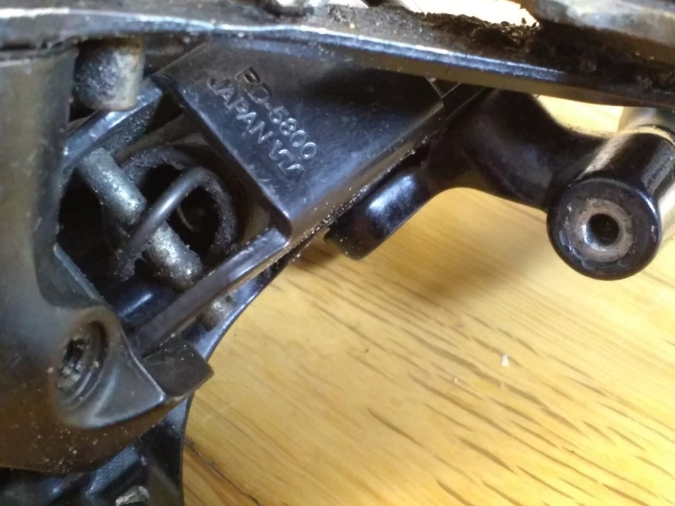 Shimano 105 RD-5800 rear derailleur 11 speed black short cage road mech ...